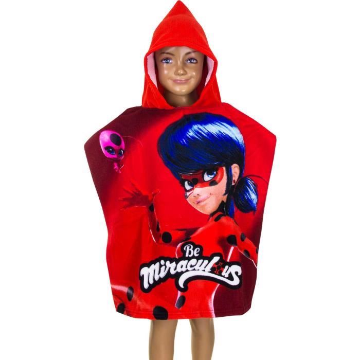 Cape de bain LADYBUG MIRACULOUS 2021 serviette de plage - Cdiscount Maison