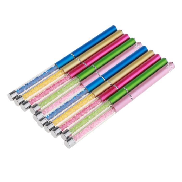 10 Pièces Strass Poignée Yeux Maquillage Outil Cils Mascara Comestics ...