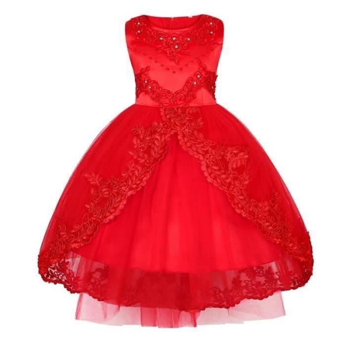 Robe Sans Manches Pour Les Filles Dentelle Filet Recouvert De Filet ...