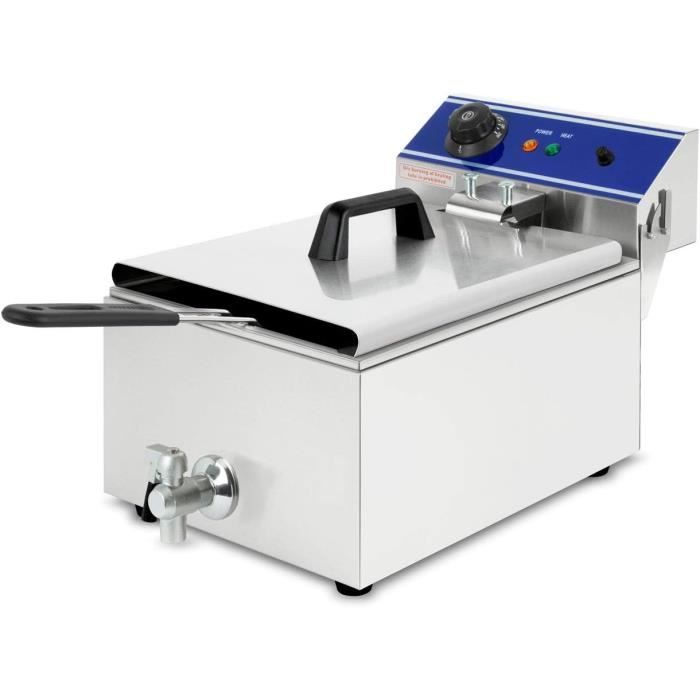 Friteuse Electrique Professionnelle 10L, 3000W, 230V, Principe De La ...