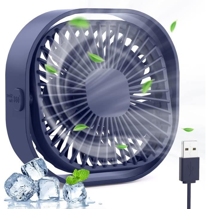 Mini Ventilateur Usb Silencieux : Ventilateur De Table Usb Très ...