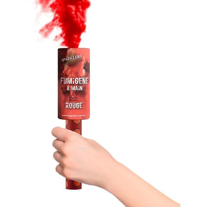 Fumigène Torche A Main 45 Secondes Couleur Rouge - Déclenchement À ...