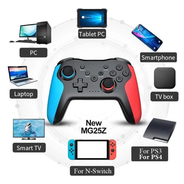 Manette sans fil pour Nintendo Switch, Bluetooth Manette Switch Pro ...