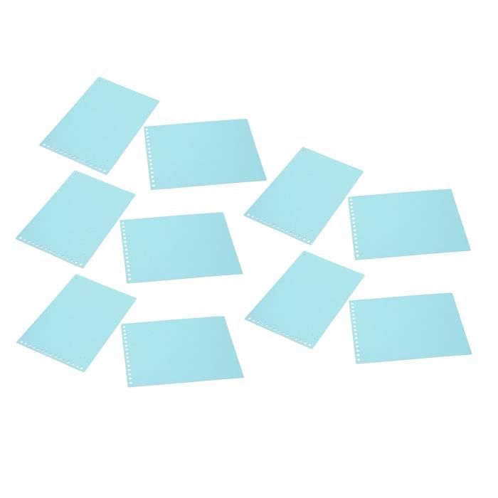 YOSOO Dos de reliure de type transversal 20 Pcs A5 15 Trous Type ...