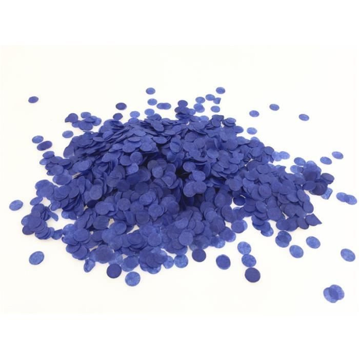 CONFETTIS,MC12 Royal Blue--Mini cercles de confettis ronds en papier de ...