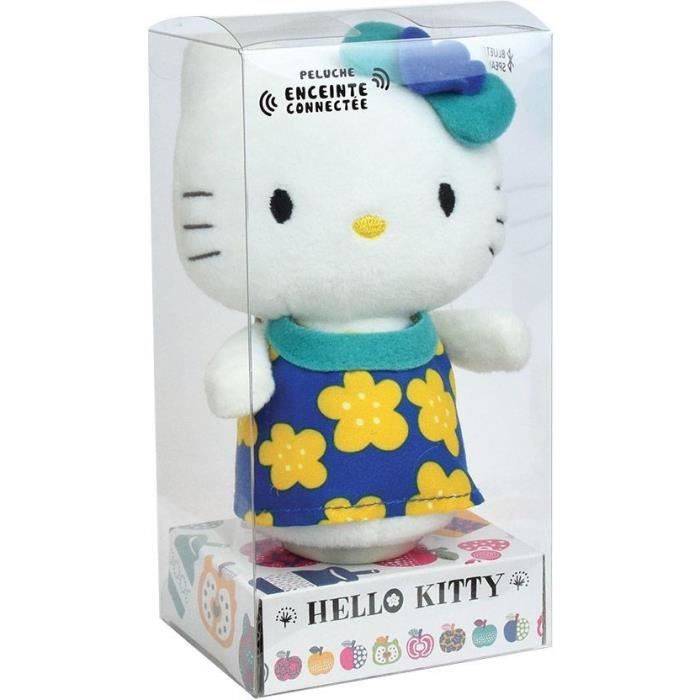 HELLO KITTY Peluche +/- 11 cm avec enceinte bluetooth - Robe rose ou ...