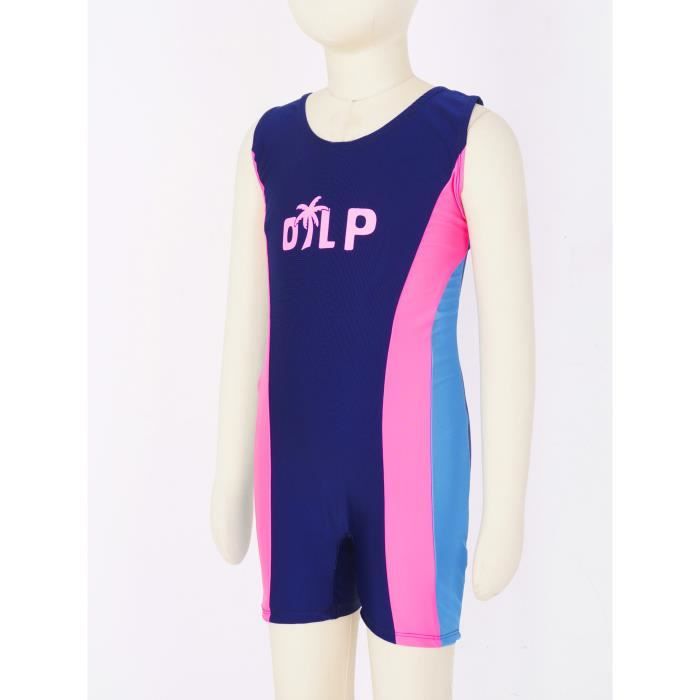 Iiniim Maillot de Bain Fille Enfant Combinaison Natation Plongée Surf ...