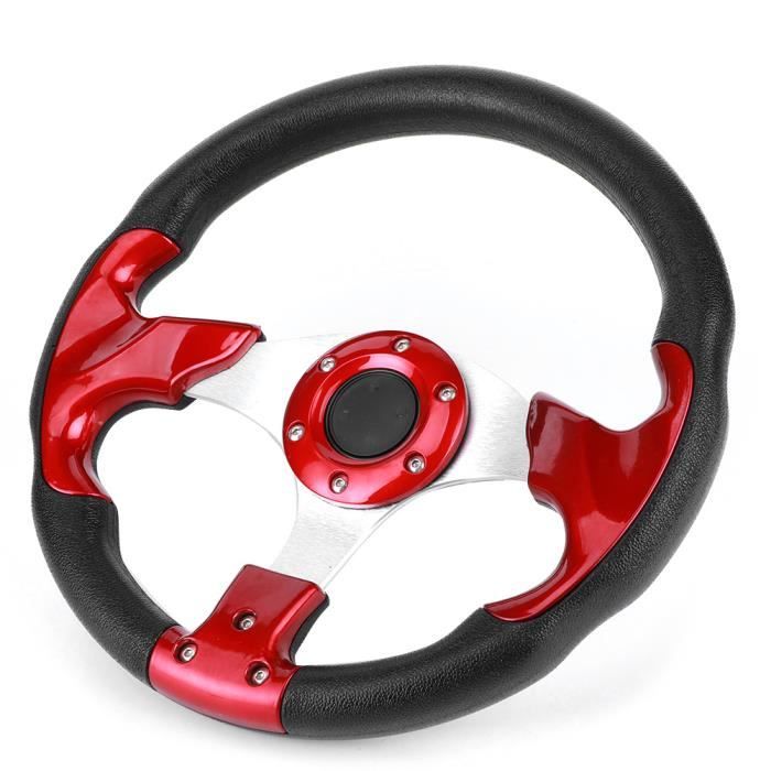 Qiilu Volant Steering Wheel, 320mm/12.5in Racing Car Drifting Sport ...
