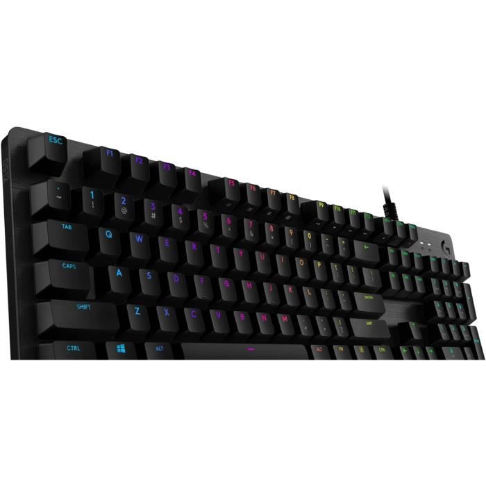 512 Clavier Gaming Mécanique, Rgb Lightsync, Touches Rétroéclairées, Gx ...