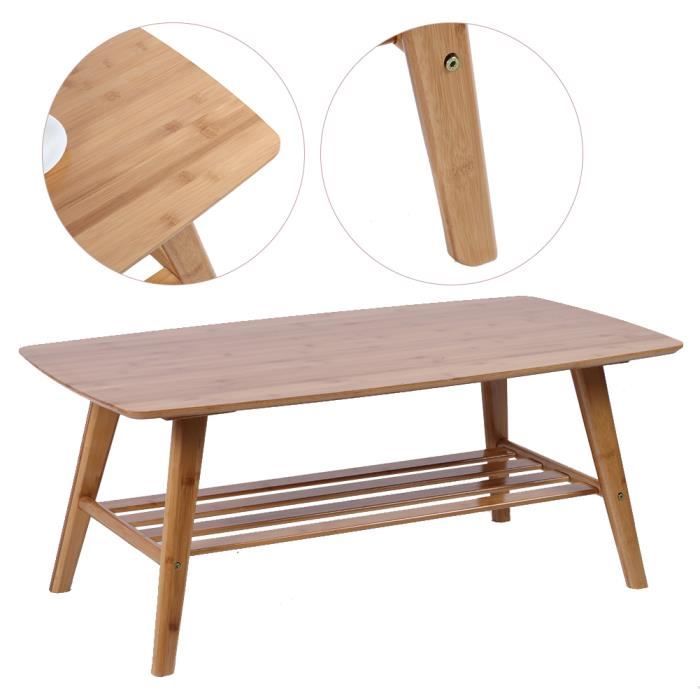 YOSOO Table basse Table de thé moderne de capacité élevée, table de ...