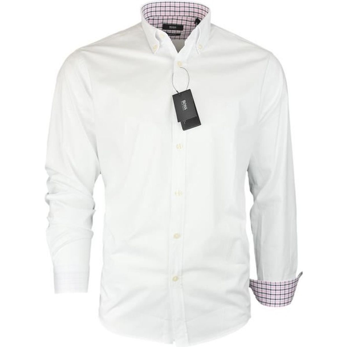 CHEMISE HUGO BOSS HOMME Blanc - Cdiscount Prêt-à-Porter