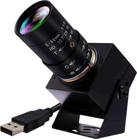 Webcam USB 4K Zoom manuel 5-50 mm CS Mount Objectif variable PC Camera ...