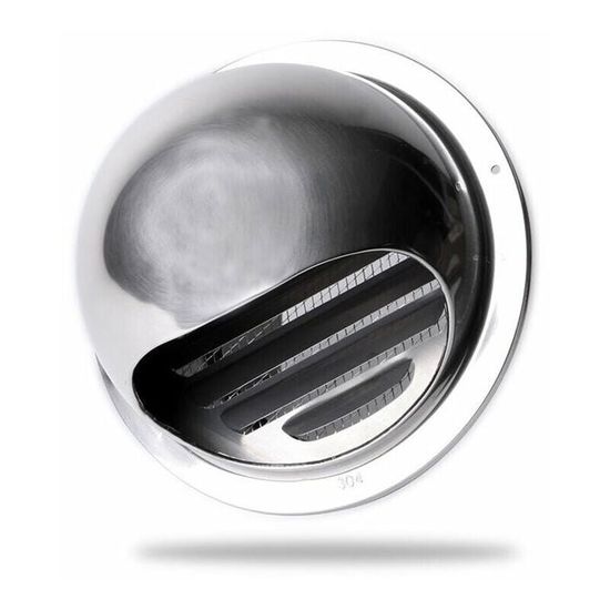 Grille de ventilation 100 mm en inox haute qualit protge la faade et ...