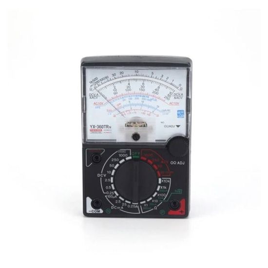 Multimètre Analogique Multimètre Testeur AC DC Voltmètre Ampèremètre ...