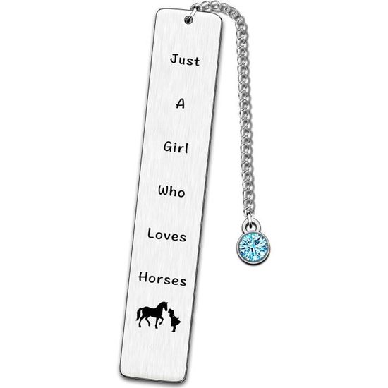 Cadeaux De Cheval Pour Filles Marque-Page Cheval Pour Les Amateurs De ...