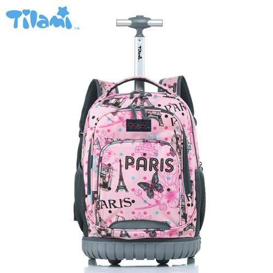Trolley Bag Sac avec roulettes Portable sac Roulette Scolaire Bagages ...