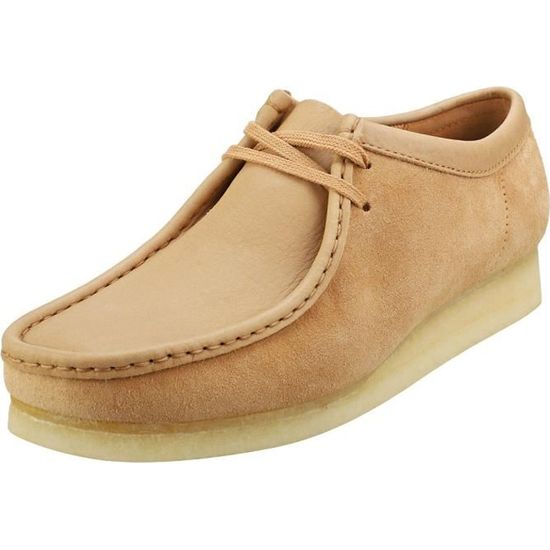 Chaussures pour homme Clarks Originals Wallabee en daim brun Brun ...