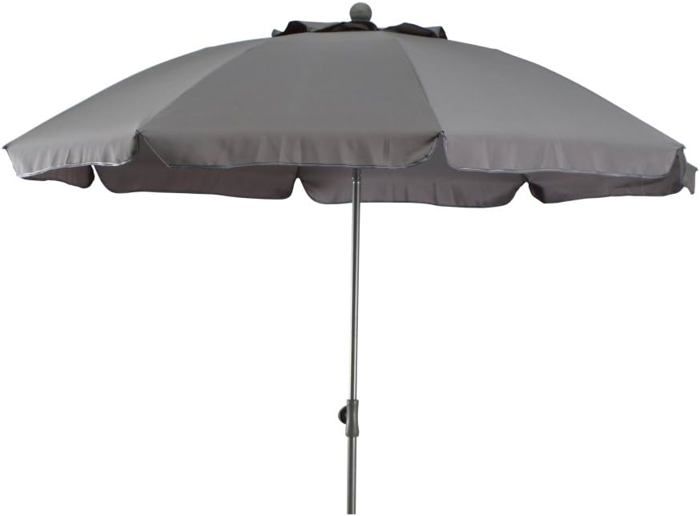 Gris 560624 Tropico Parasol Base d'Acier/Polyester Gris/Anthracite 200 ...