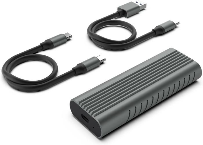 Ssd M.2 Case Nvme/Pcie Usb C Et A 3.2 Gen2 Jusqu'À 10Gbps, Boîtier ...