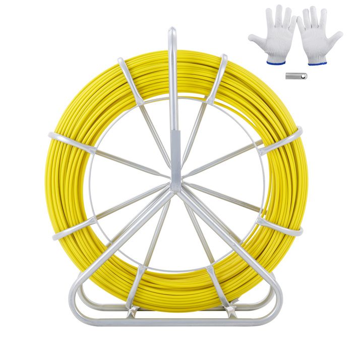 Tire-fil en Fibre de Verre-Duoku-182,88 m-Tire-fil pour Conduits-avec ...