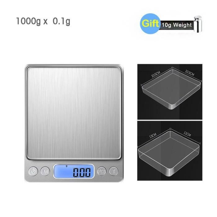 1kgx0.1g - Balance de poids électronique numérique de précision ...