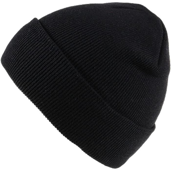 Bonnet tricoté en forme de tête de mort - Taille unique - Bonnet ...