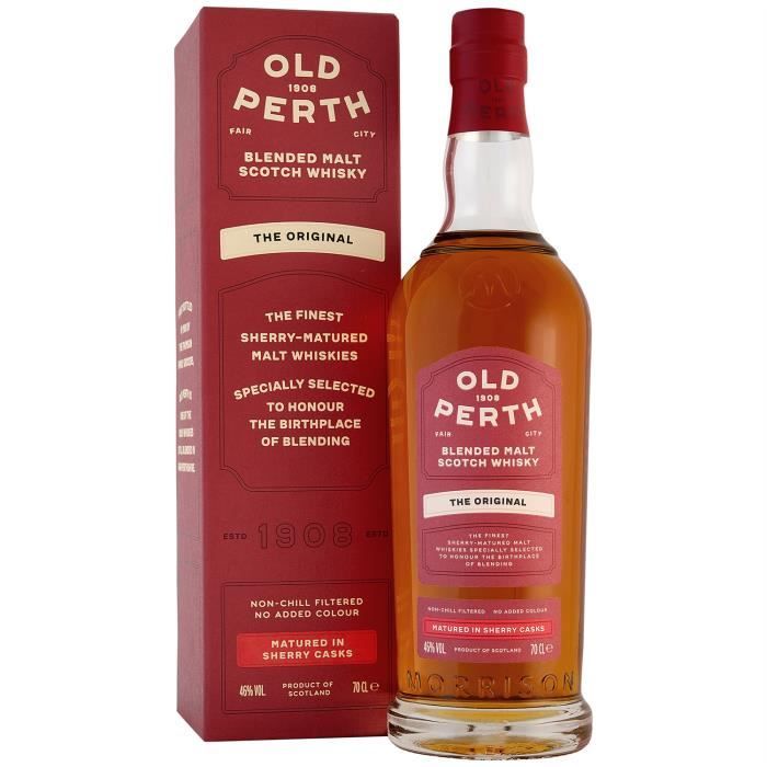 Whisky Old Perth Original Blended Malt - Origine Royaume-Uni - 70cl ...