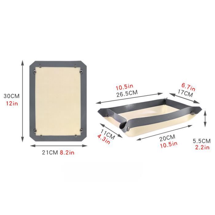 Tampon de cuisson en fibre épaissie et coussin de four en gel de pton ...