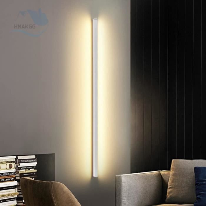 Led Lampe Murale Longue Chambre Applique Murale Intérieur De Coin Blanc ...