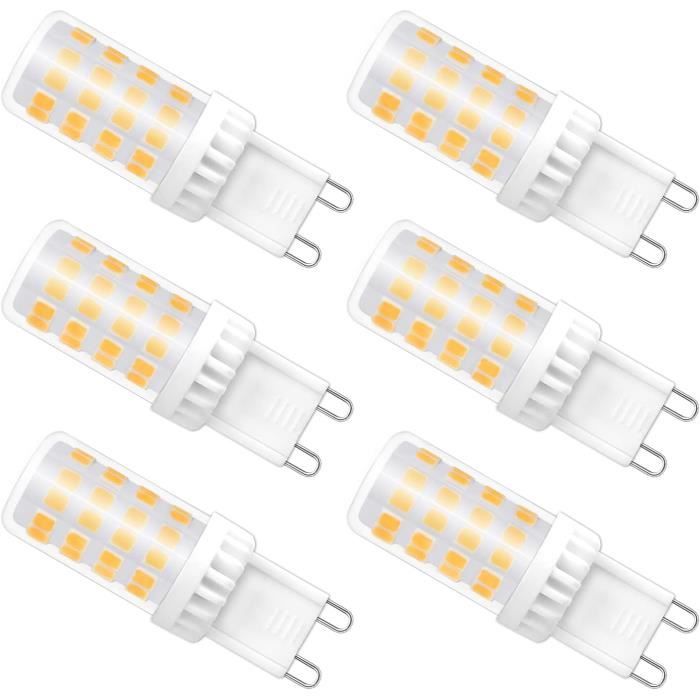 Ampoule G9 LED 5W Blanc Neutre 4000K, 450LM, AC 220V, Culot G9 40W 50W Halogène Équivalent, LED ...