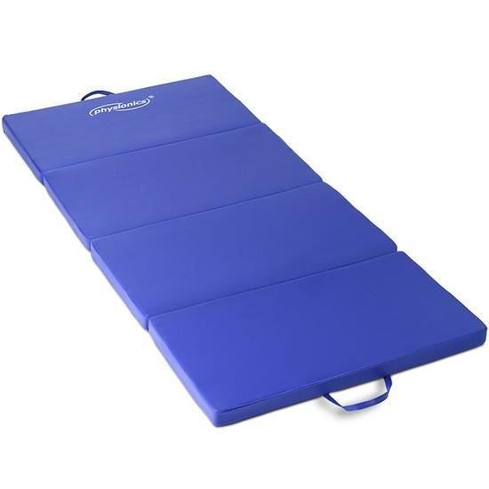 Tapis d'entraînement pliable bleu en cuir synthéti - Cdiscount Sport