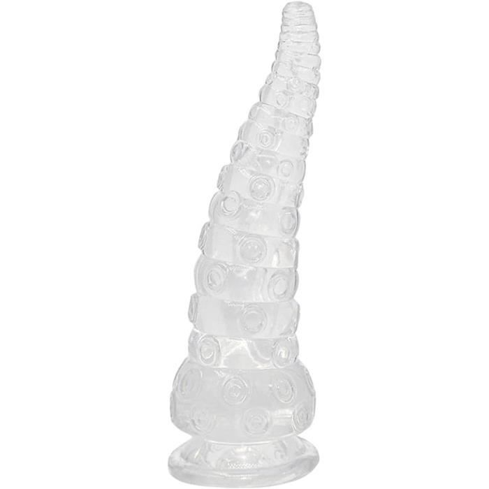 Gode Tentacule Plug Anal Trasparent Avec Ventouse Forte,Perles Anales Octopus Godemiché Pieuvre ...