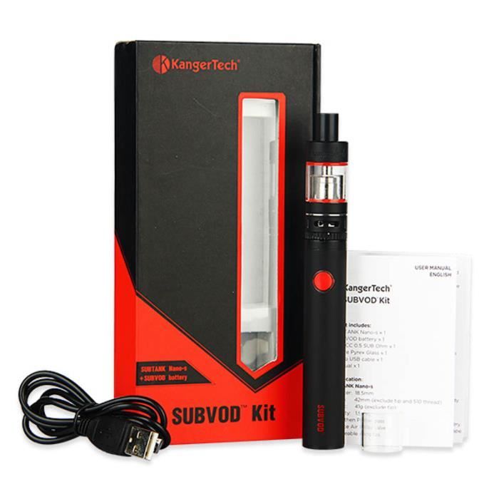 Original Kangertech SUBVOD Starter Kit 1300mAh Kanger Battery 1.9ml ...