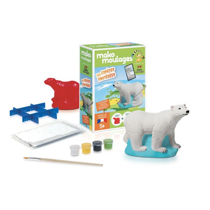 Mako Moulages - Moulage Espèces protégées Ours polaire - MAKO MOULAGES ...
