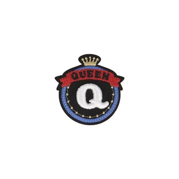 Écussons thermocollants - MDC - Badge royal Q Queen - 5 cm - Lot de 3 - Noir - Cdiscount Beaux ...