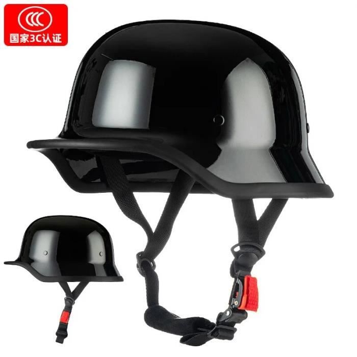 Casque de Soldat Allemand pour Moto,Demi-casque Rétro Harley,Été ...