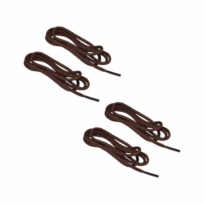 Lot de 2 Paires de Lacets "Ronds" 110cm Marron - Cdiscount Chaussures