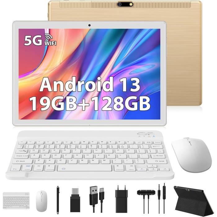 Tablette Tactile 10 Pouces,Tablette Android 13 Avec 5G Wifi, 19Go Ram+ ...