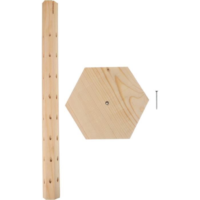 Bois Gâteau Stand 360 ° Rotation Sucette Titulaire Table De Bonbons ...