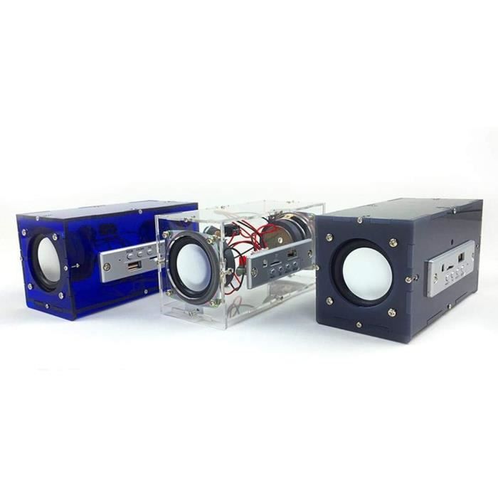 Diy Bluetooth Speaker,Mp3 Music Pack Diy Kit Stereo Sound 3W Mini Power ...
