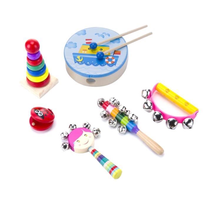 Ensemble d'instruments de percussion pour enfants 6PC ensemble de ...