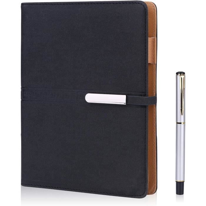 Carnet En Cuir A5 Rechargeable - 200 Pages Épaisses - Agenda Ligné ...