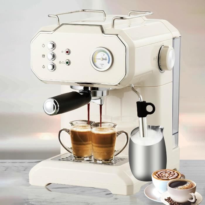 Machine À Café Expresso, Moussage De Lait Vapeur Haute Pression Semi ...