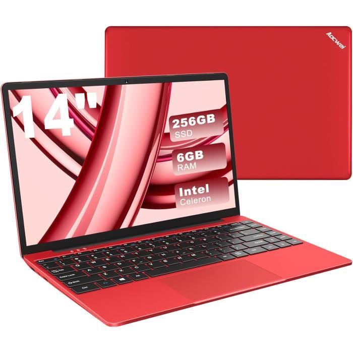 Ordinateur Pc Portable 14 Pouces Win 11 Pas Cher 256Go Intel N4020 Up ...