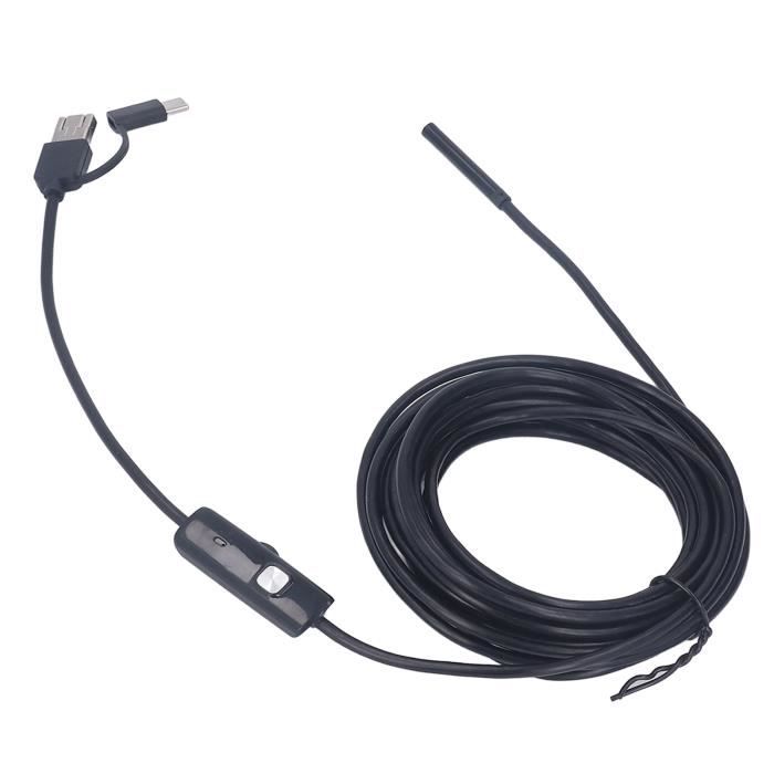 Caméra endoscopique Conduit Endoscope Tête Endoscope Caméra PC USB Type ...