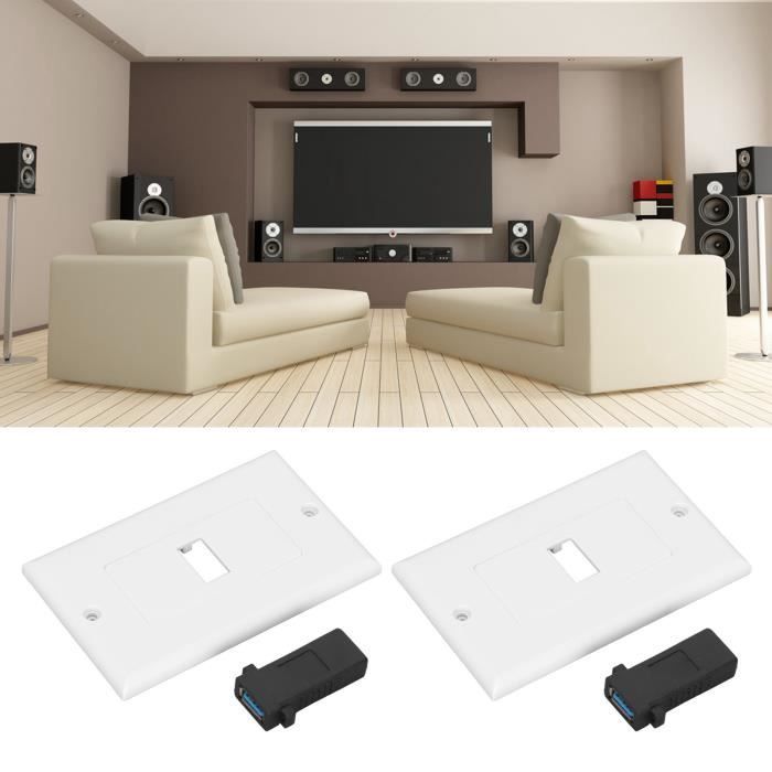 Plaque murale USB 3.0 2 pièces USB 3.0 plaque murale à chargement ...