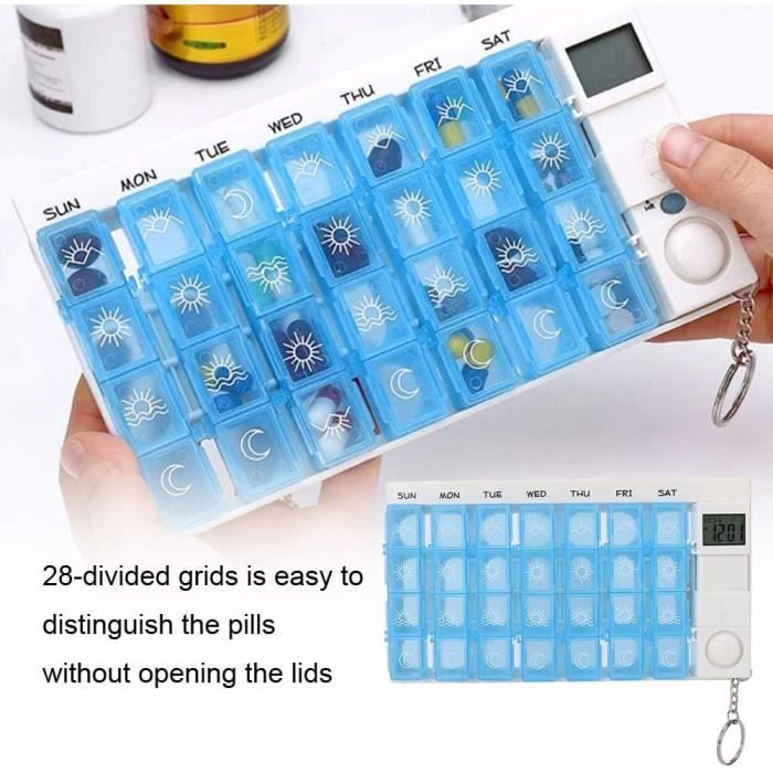 Distributeur Électronique De Rappel De Minuterie De Pilule 7 Jours ...