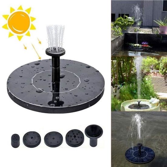 Fontaine Solaire - Non spécifié - Mini Fontaine 1.4W - Débit 210L/h ...