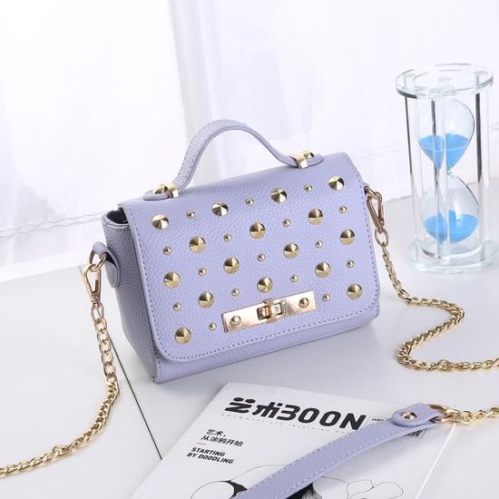 Go4U® Epaule Sacoche Femme Rivet Bandoulière Sac à Main Loisir Voyage ...