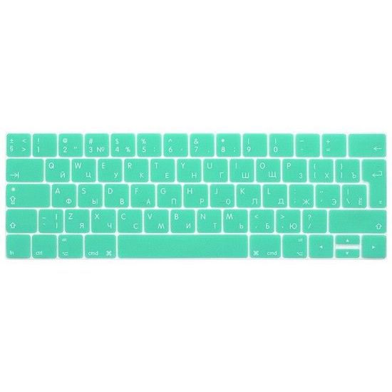 Clavier,Russe russie lettre TouchBar clavier peau couverture pour ...